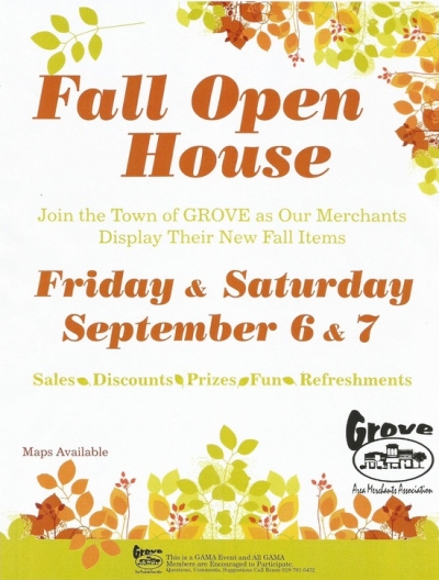 2013 Fall Open House in Grove Sept 6 & 7 | Grand Lake Living
